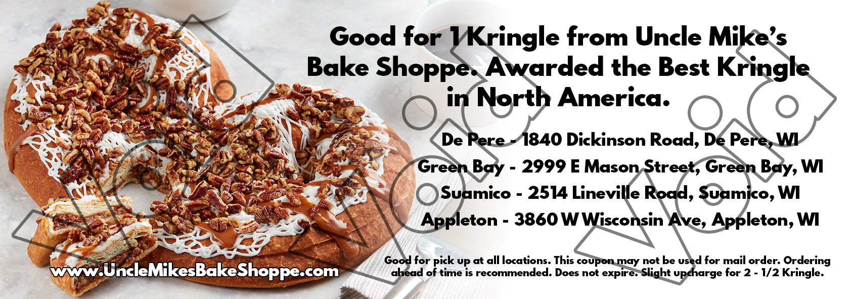 Coupon Fundraising – Uncle Mike's Bake Shoppe